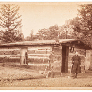 [WESTERN AMERICANA - COLORADO]. Home of the Woman Prospector. Boudoir ...