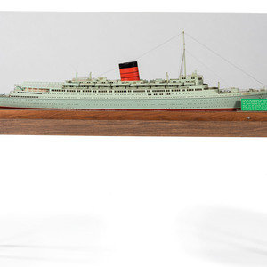 A Scale Model of the RMS Caronia Cunard Ocean Liner | Barnebys